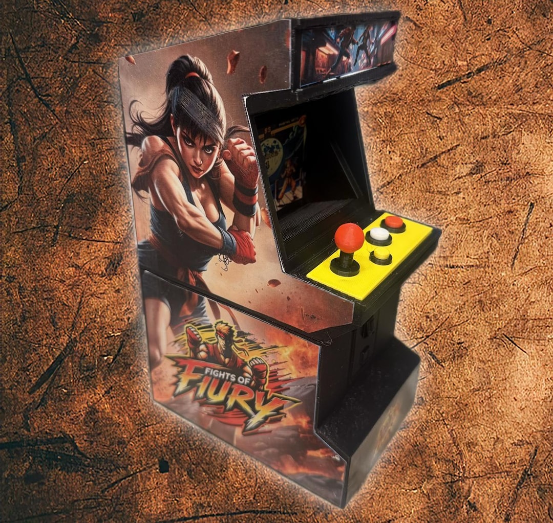 Retro Arcade Cabinet Deck Box Commander | the Bonnie Box - Etsy