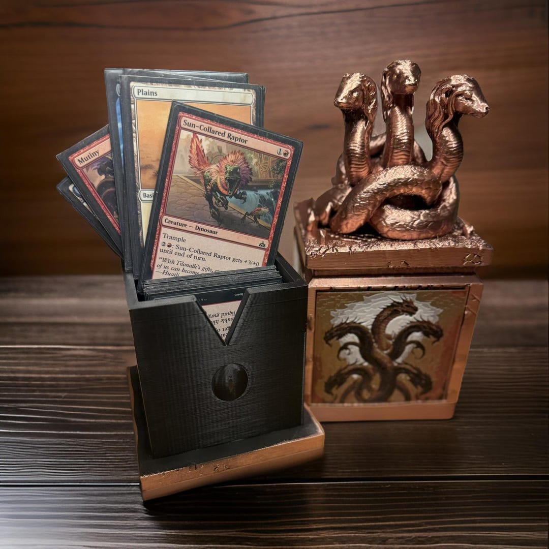 Hydra Dragon Deck Box Commander | the Bonnie Box - Etsy