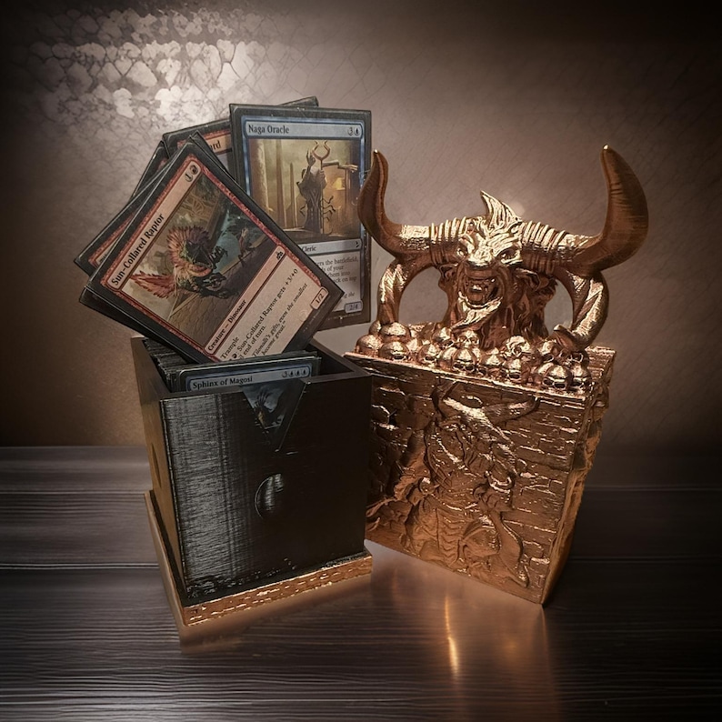 Minotaur Deck Box Commander | the Bonnie Box - Etsy