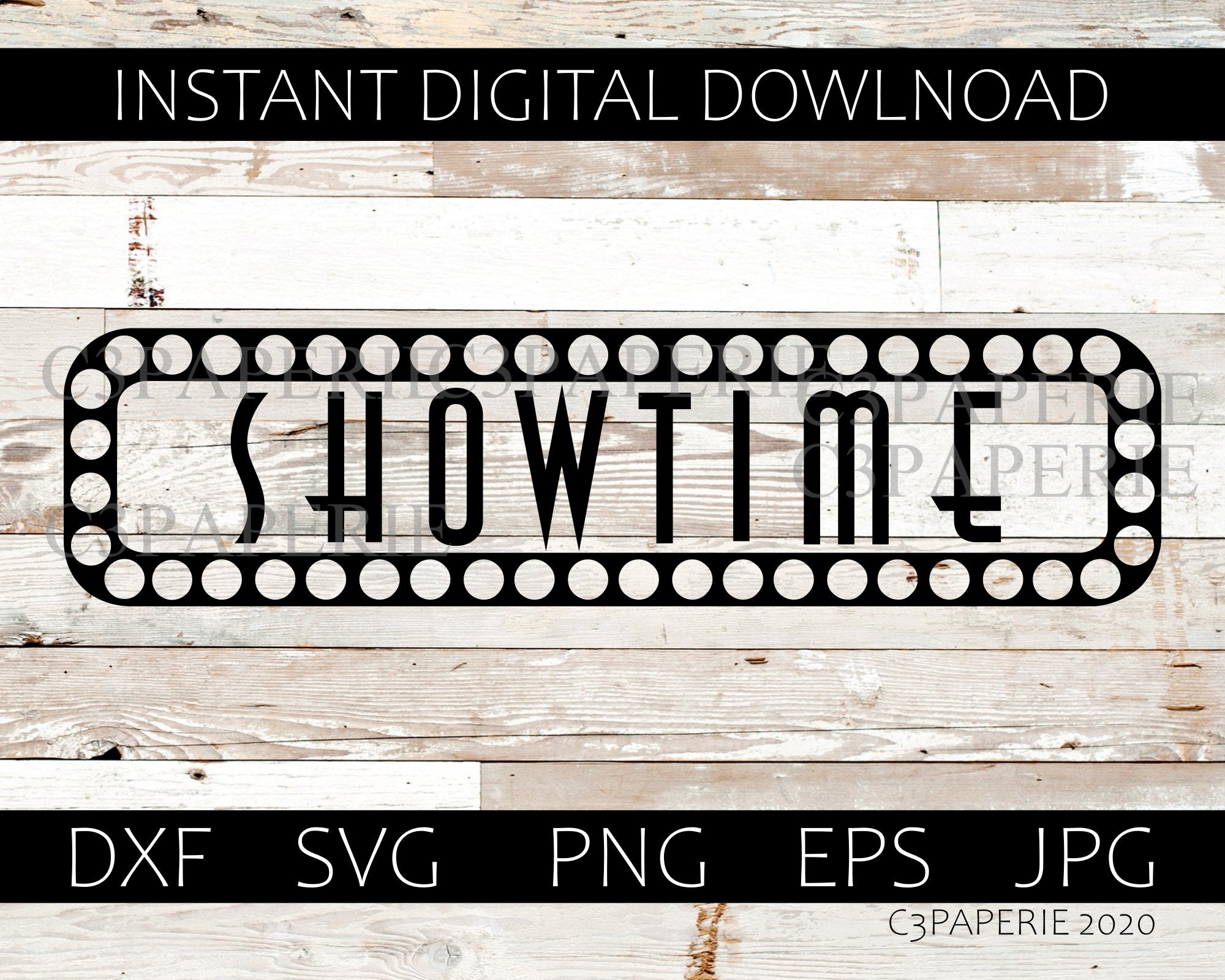 Movie Svg, Showtime Epx, Movie Night Dxf, Theater Png Jpg, Commercial ...