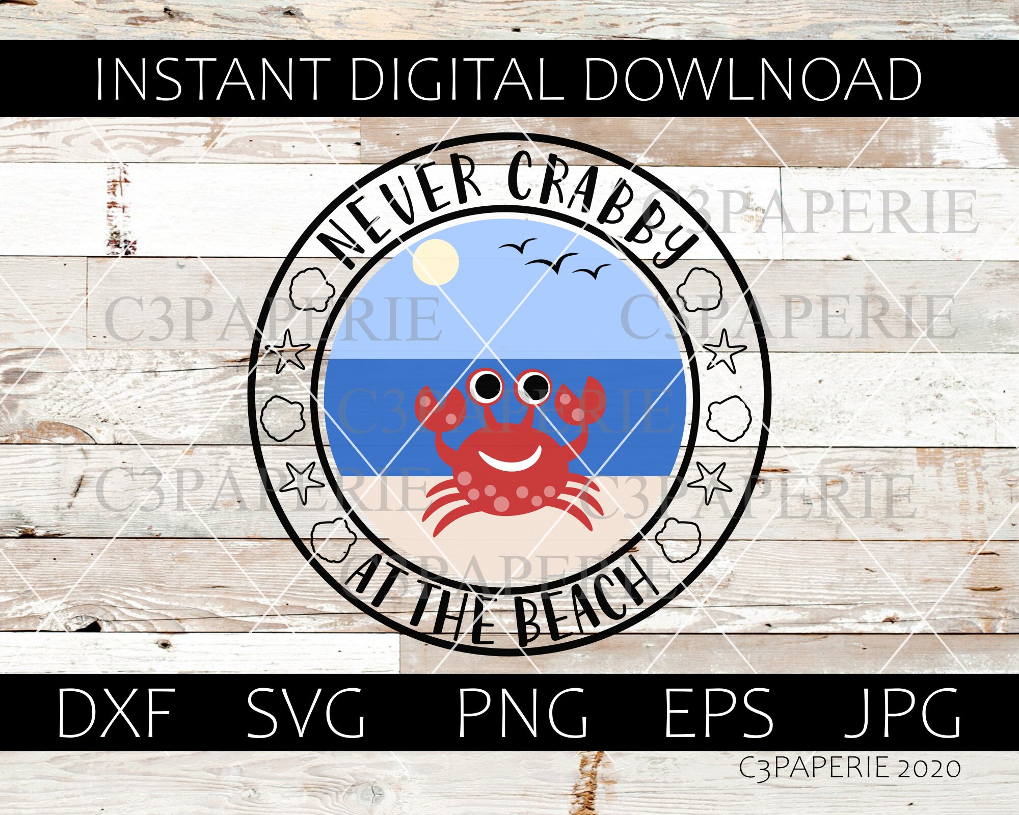 Never Crabby at the Beach Svg, Sunshine, Cartoon Krabbe, Kinder Shirt ...