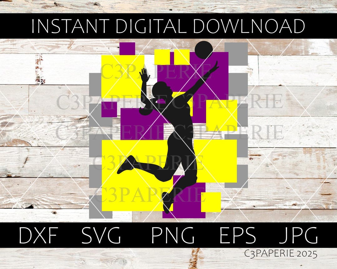 Volleyball Spike Svg, Team Colors Eps, Set Spike, Commercial Use, Clip ...