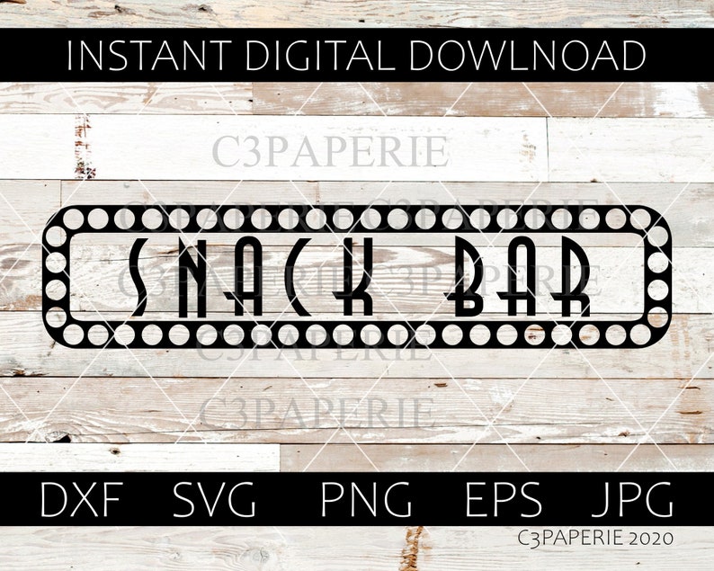 Snack Bar Svg, Movie Time, Popcorn Soda Chips, Family Movie Snacks ...