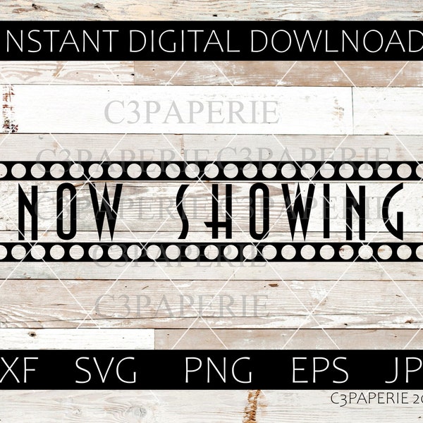 Now Showing Sign - Etsy