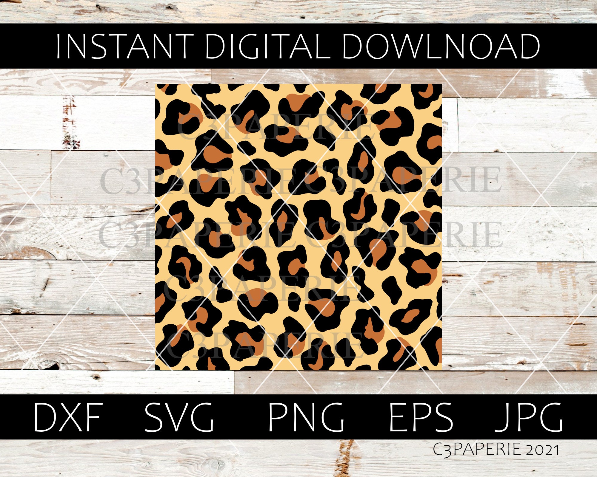 Leopard Spot Svg Layered Vector Image Safari Print Cougar - Etsy