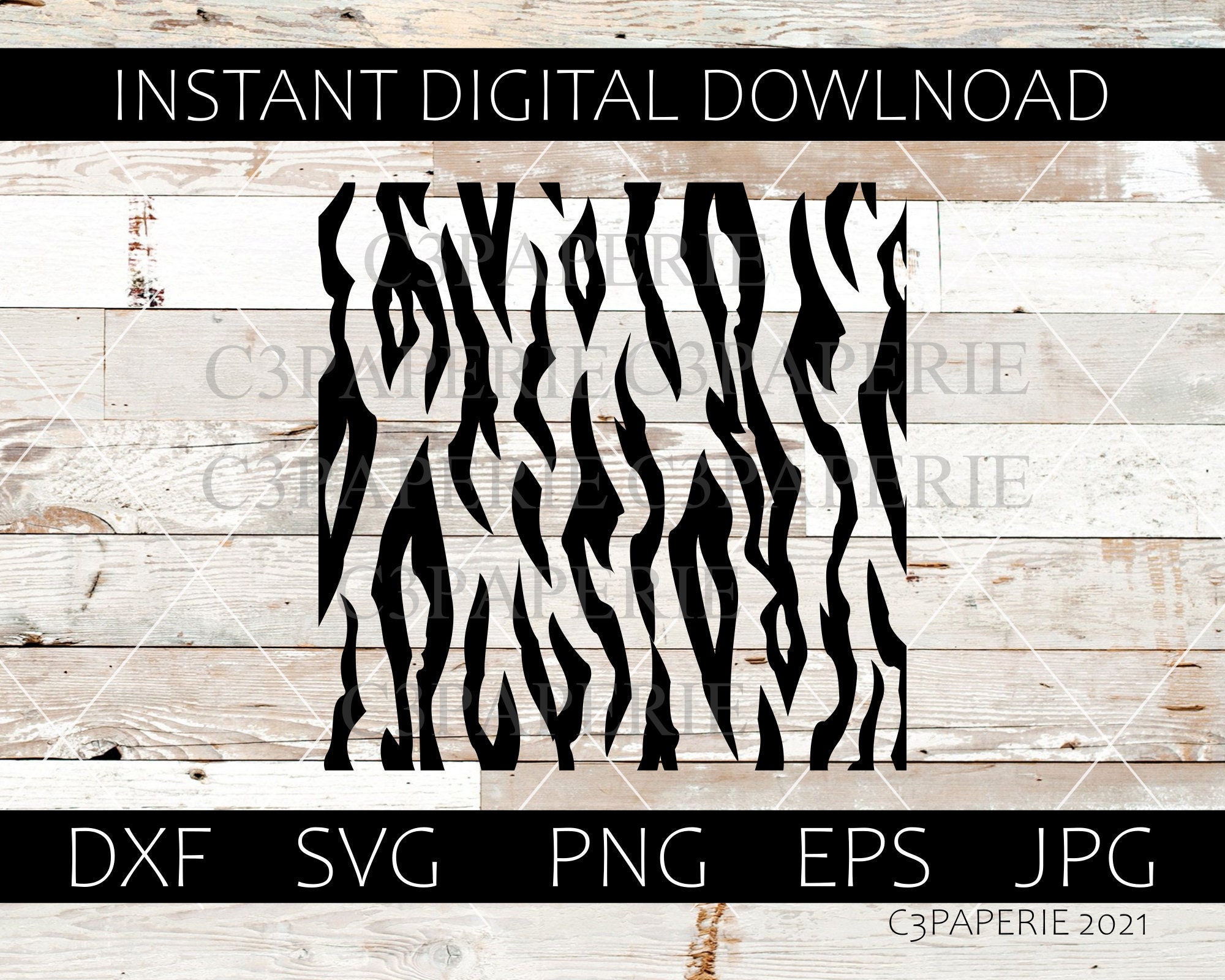Tiger Print Clip Art