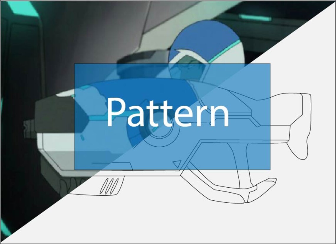 Voltron Lance Weapon Gun Blueprint Pattern for Cosplay Prop Making - Etsy