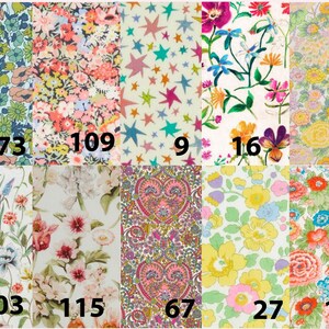 Liberty Print Letters, Cut Out Fabric Letters, Iron on Letters, Letter ...