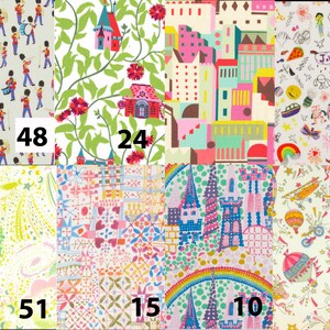 Liberty Print Letters, Cut Out Fabric Letters, Iron on Letters, Letter ...