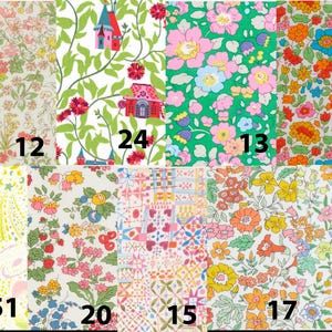 Liberty Print Letters, Cut Out Fabric Letters, Iron on Letters, Letter ...