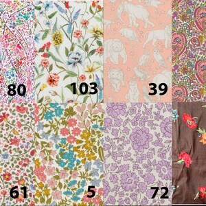 Liberty Print Letters, Cut Out Fabric Letters, Iron on Letters, Letter ...