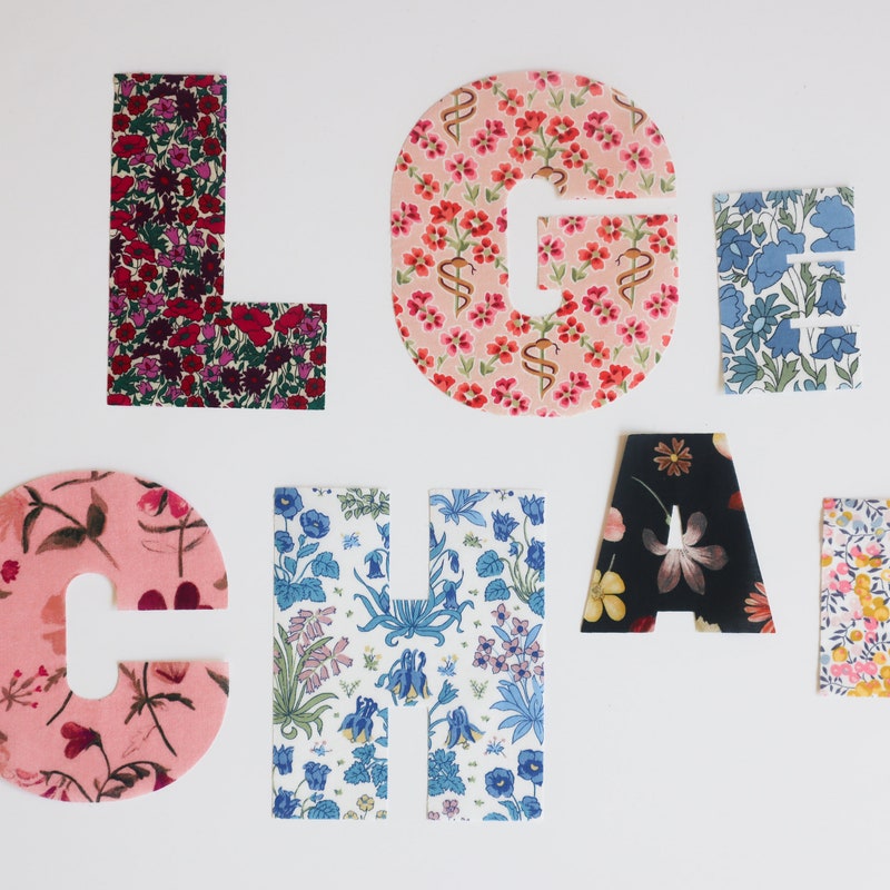Fabric Letters - Etsy
