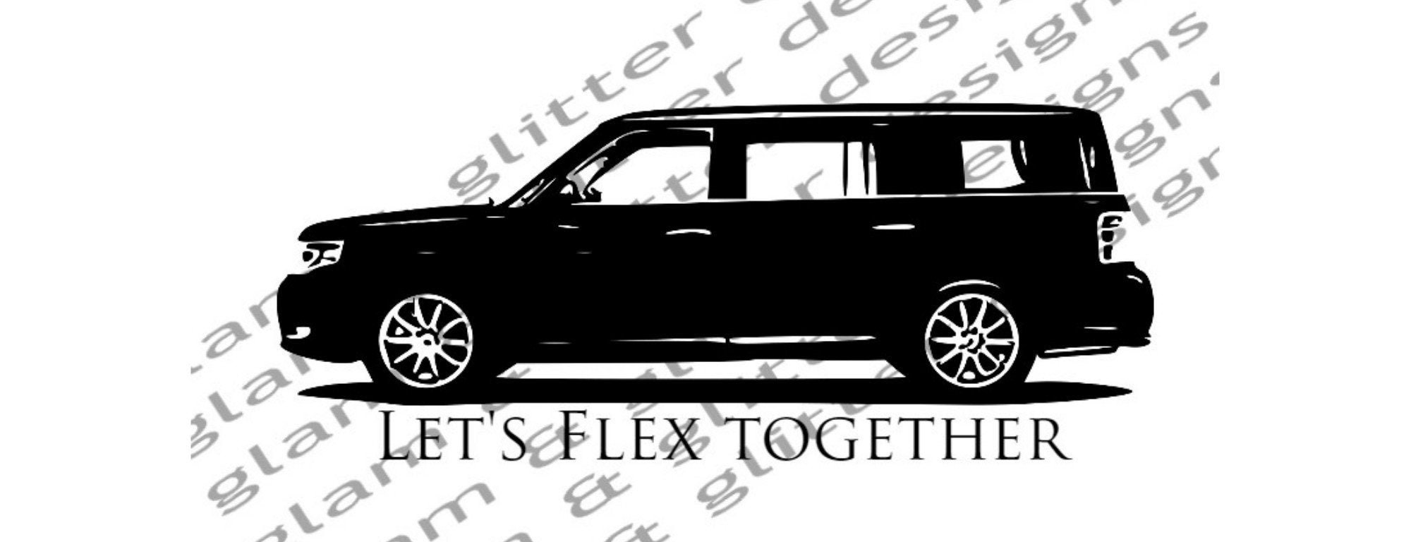 Black Ford Flex Digital Image "let's Flex Together" - Etsy