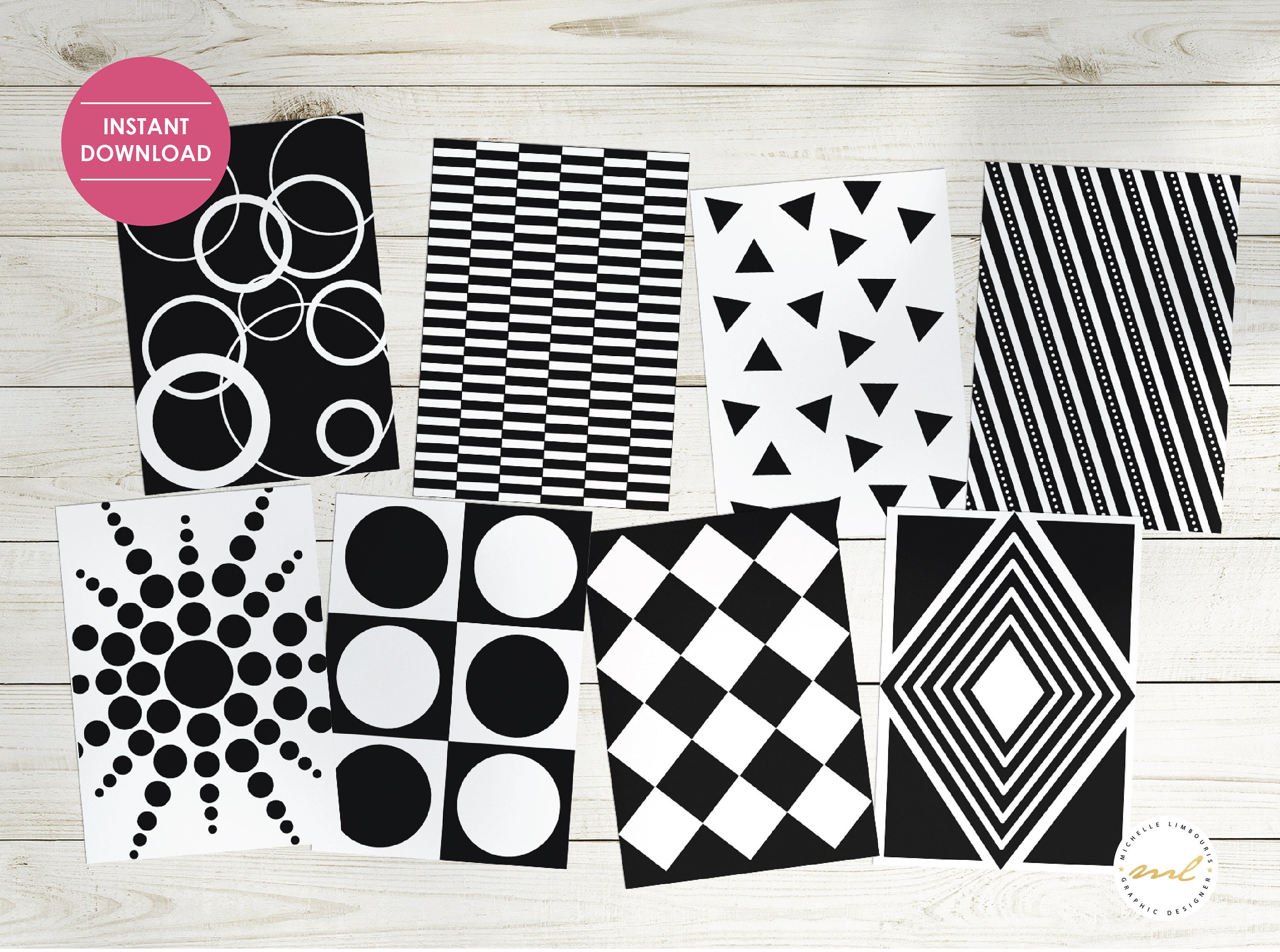 Examples Of Contrast In Art Black And White