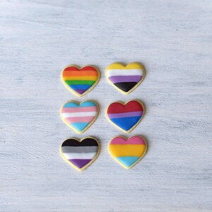 1:4 Miniature Pride Flags Cookies for BJD, Polymer Clay Pride Cookies ...