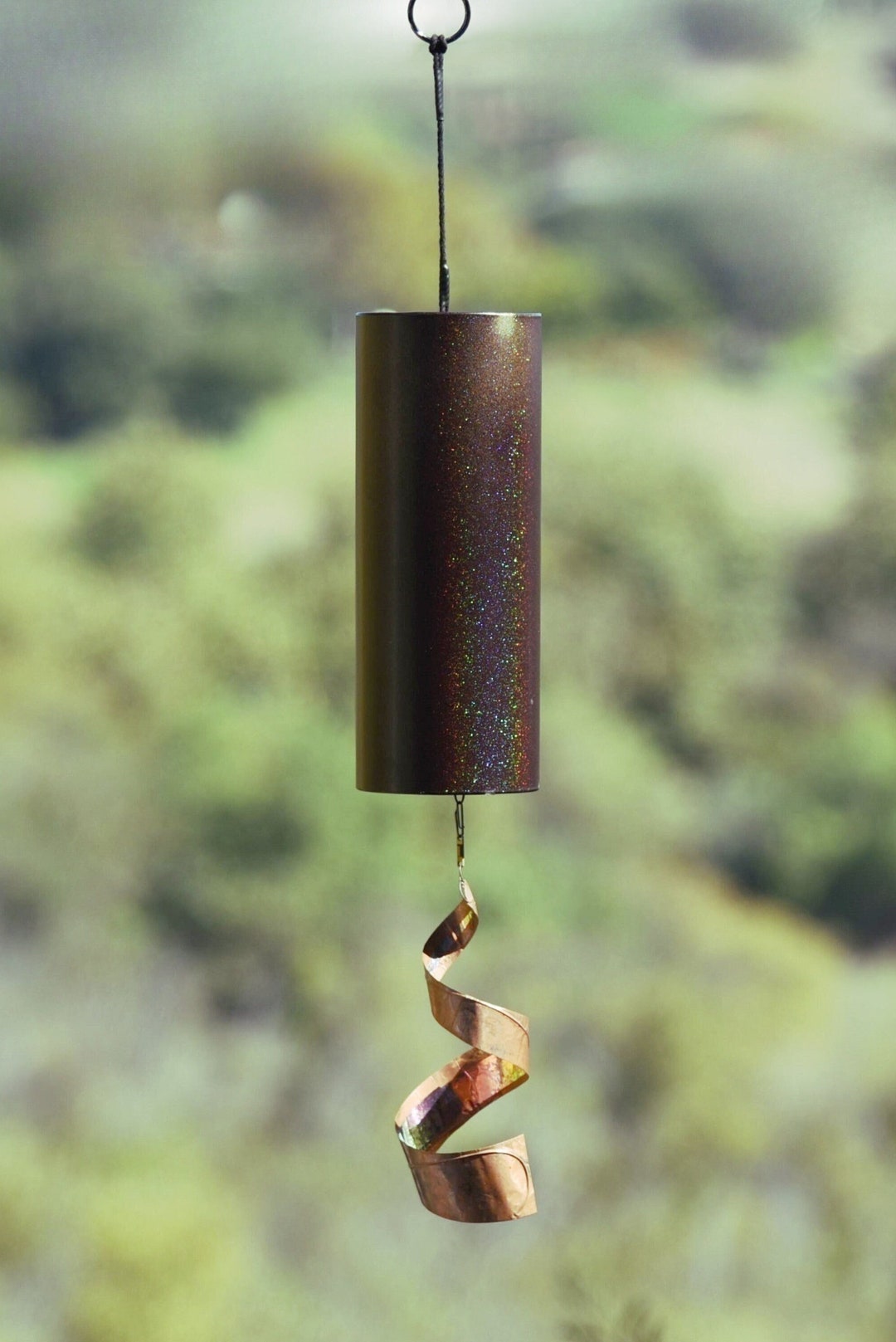 Vibrant Wind Chimes, Garden Glass Art Personalized Wind Bell Used for ...