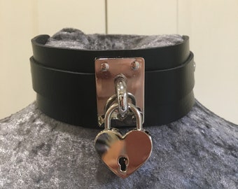Heart Bondage Collar - Etsy