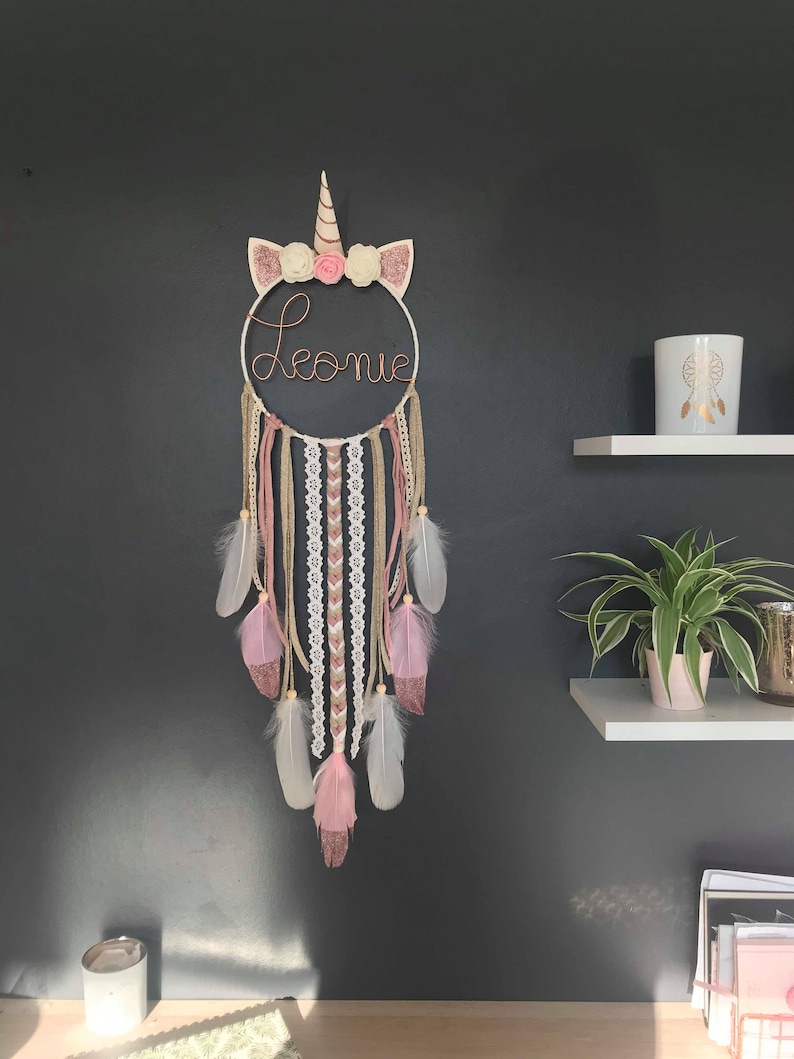 Attrape rêves licorne prénom - Etsy France Attrape rêves licorne prénom - Etsy France