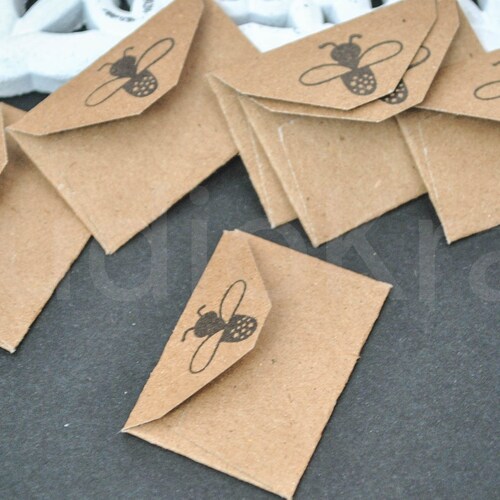 Mini Envelopes 50 Pc Very Small Paper Envelopes Teeny Tiny - Etsy