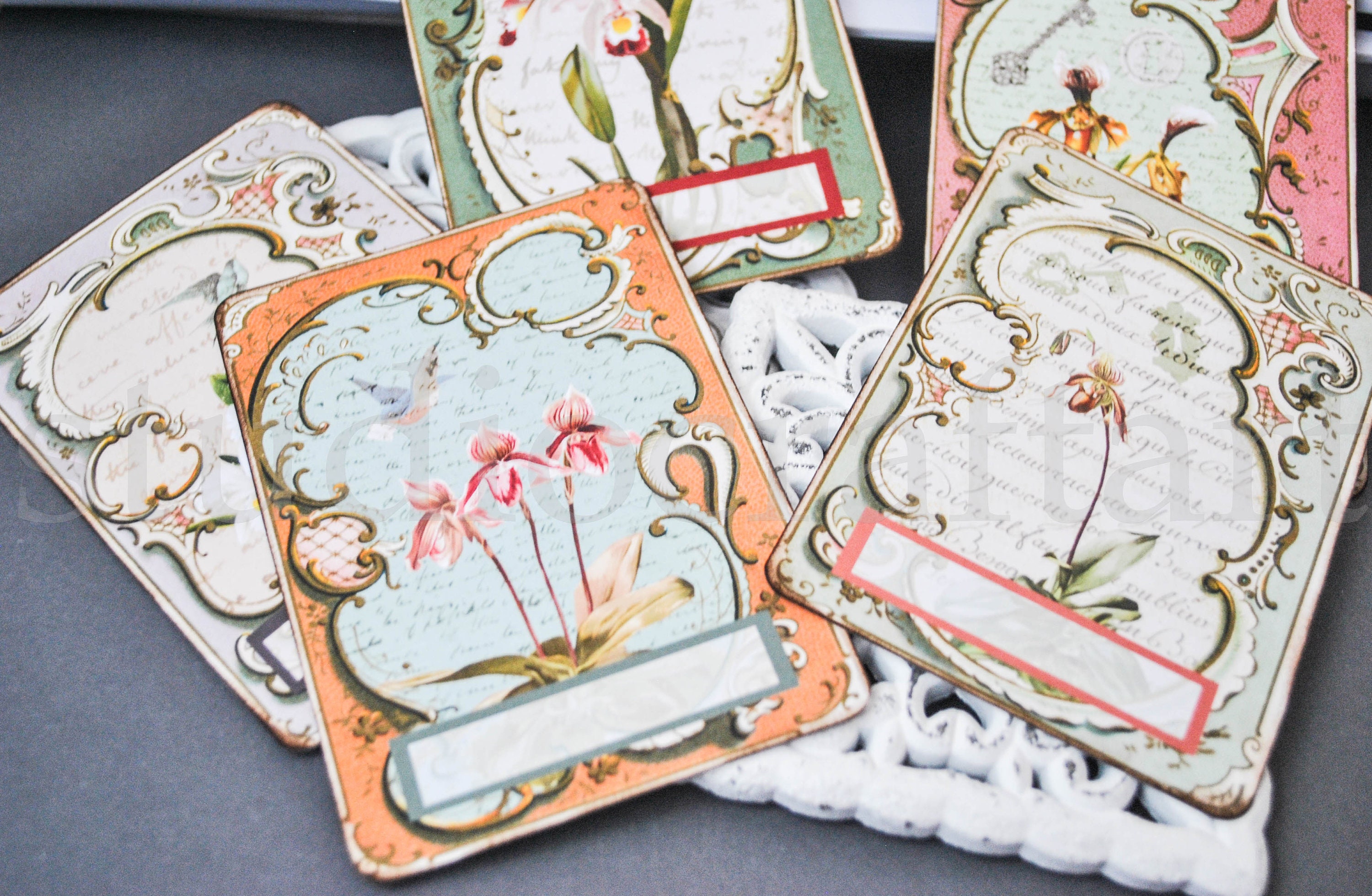 Paper Bookplates Library Ex Libris Bookplates - Etsy