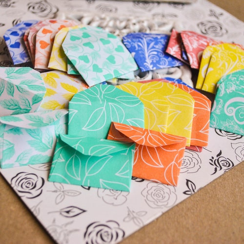 Mini Envelopes 50 Pc Very Small Paper Envelopes Teeny Tiny - Etsy