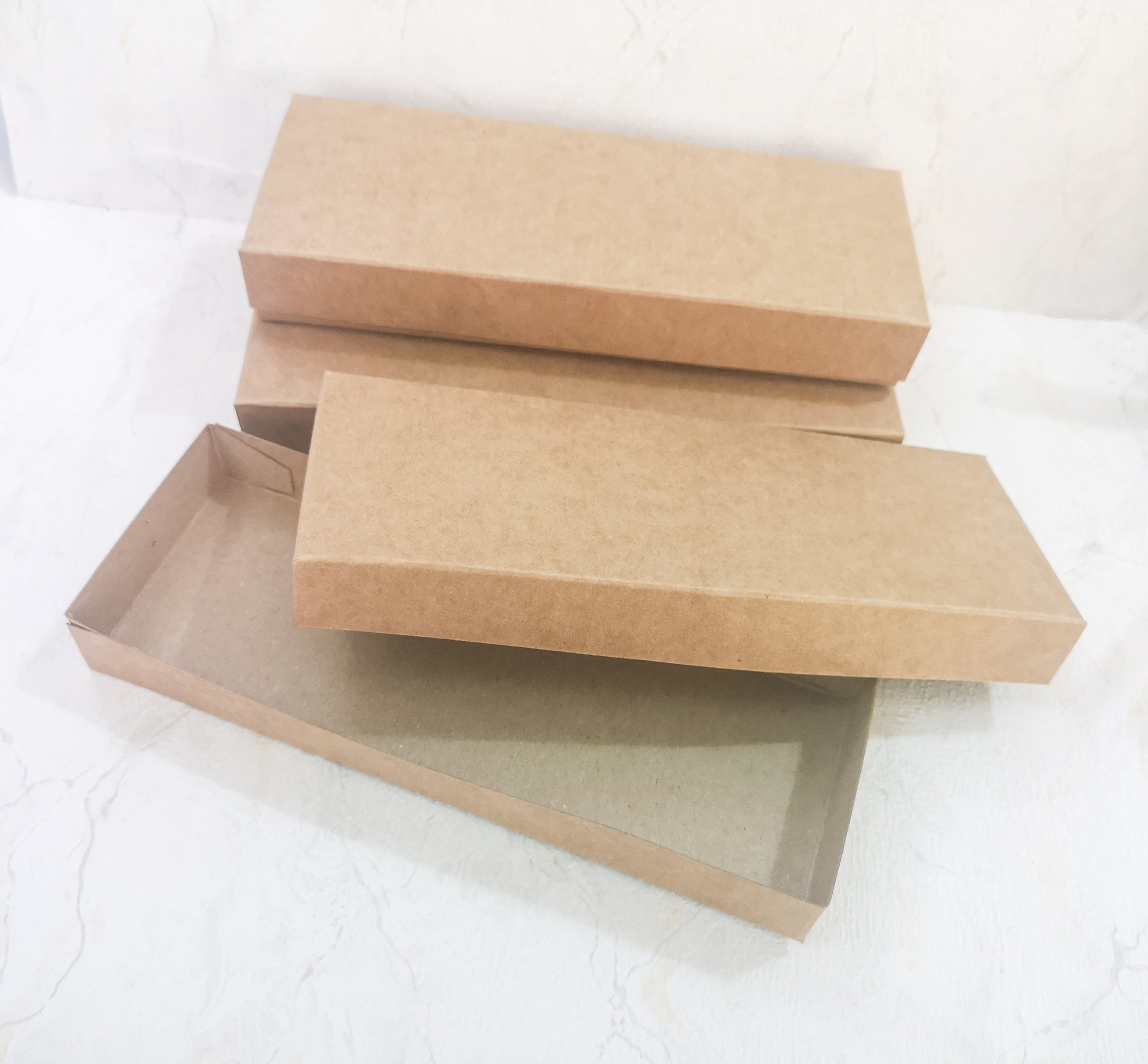 Rectangular Kraft Boxes With Lid Boxes for Packaging Jewelry - Etsy ...