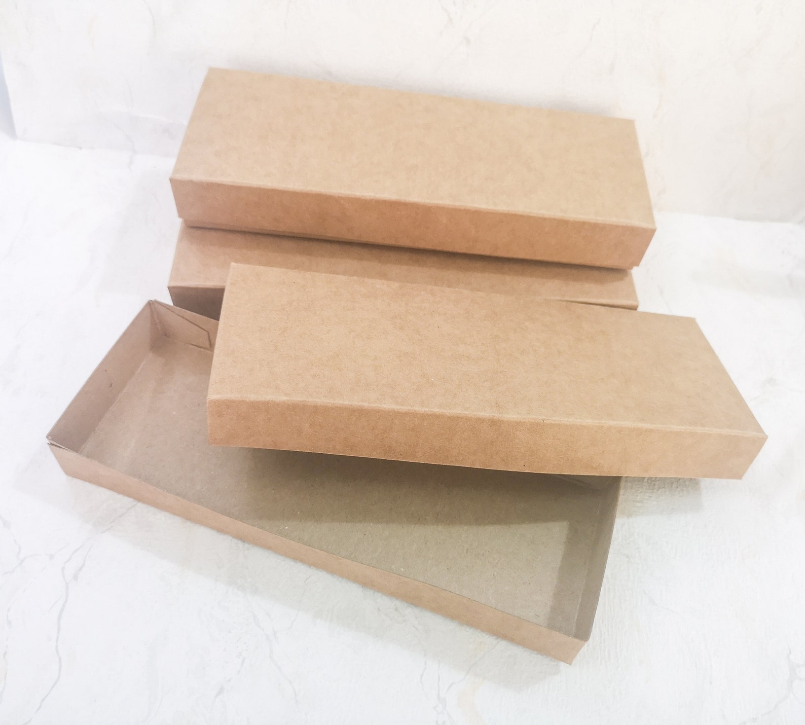 Rectangular Kraft Boxes With Lid Boxes for Packaging Jewelry - Etsy ...