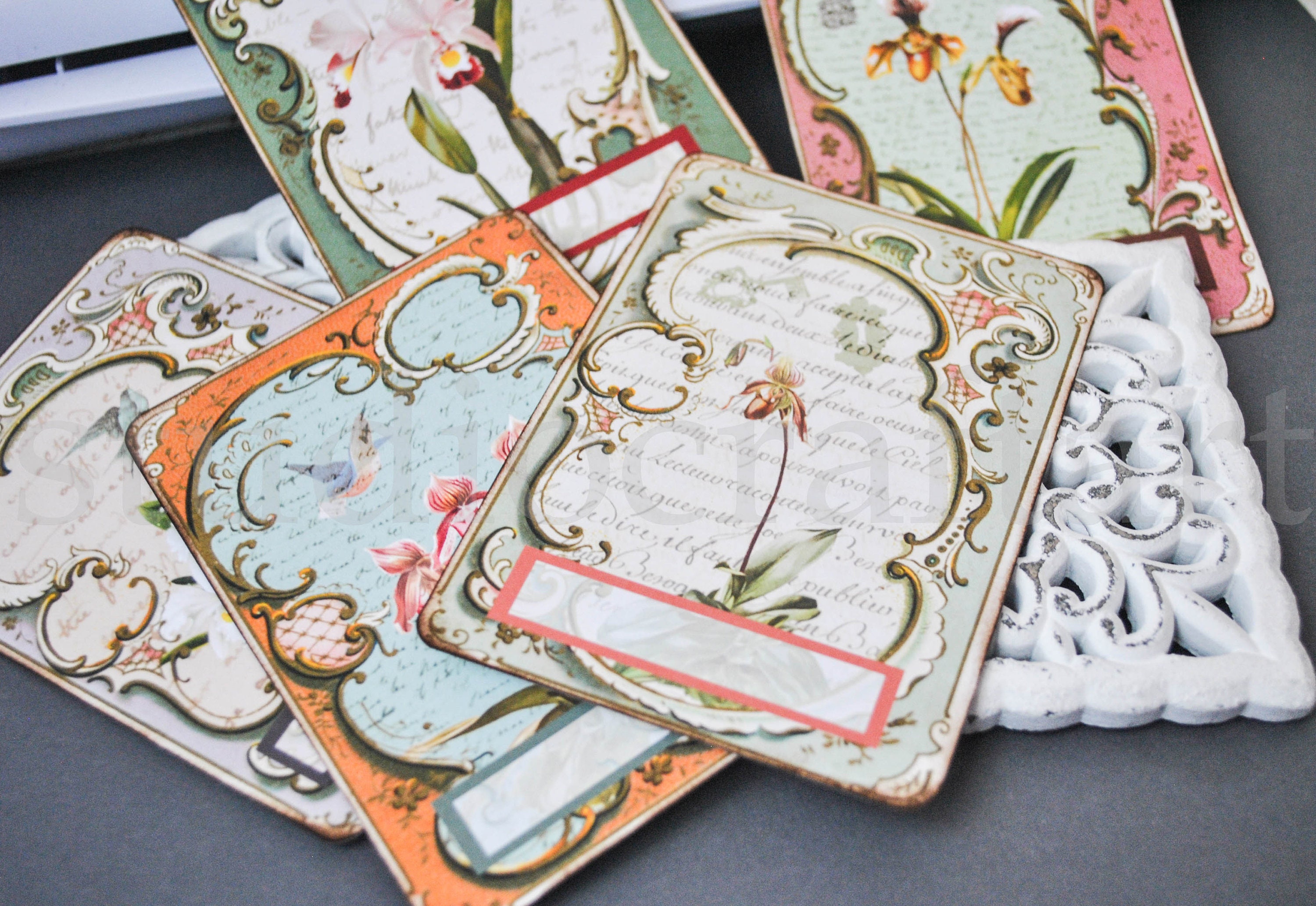 Paper Bookplates Library Ex Libris Bookplates - Etsy