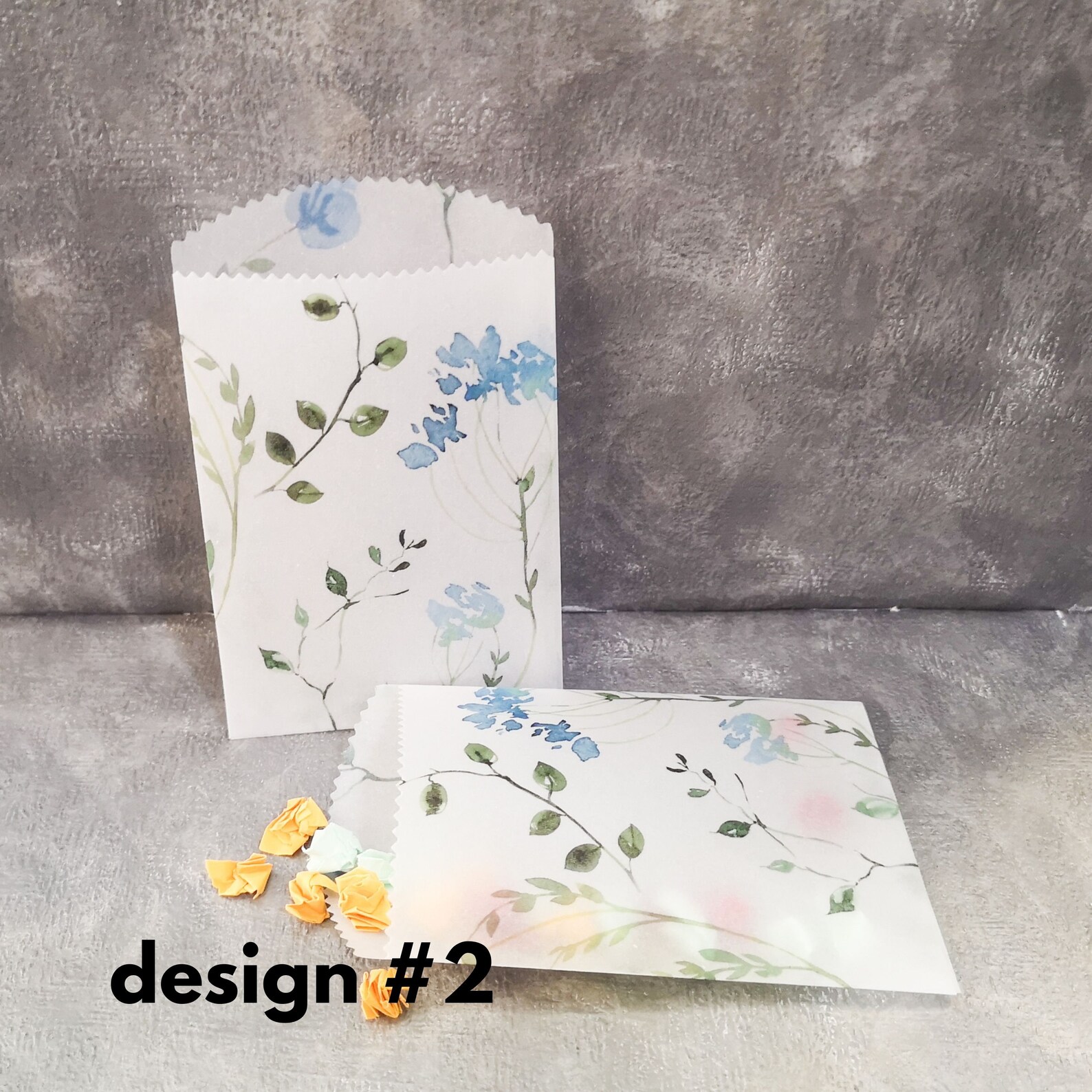 Vellum Favor Seed Packets Greenery Glassine Bags Translucent - Etsy