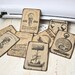 12 Post Card Themed Tags, Travel Paper Tags - Etsy