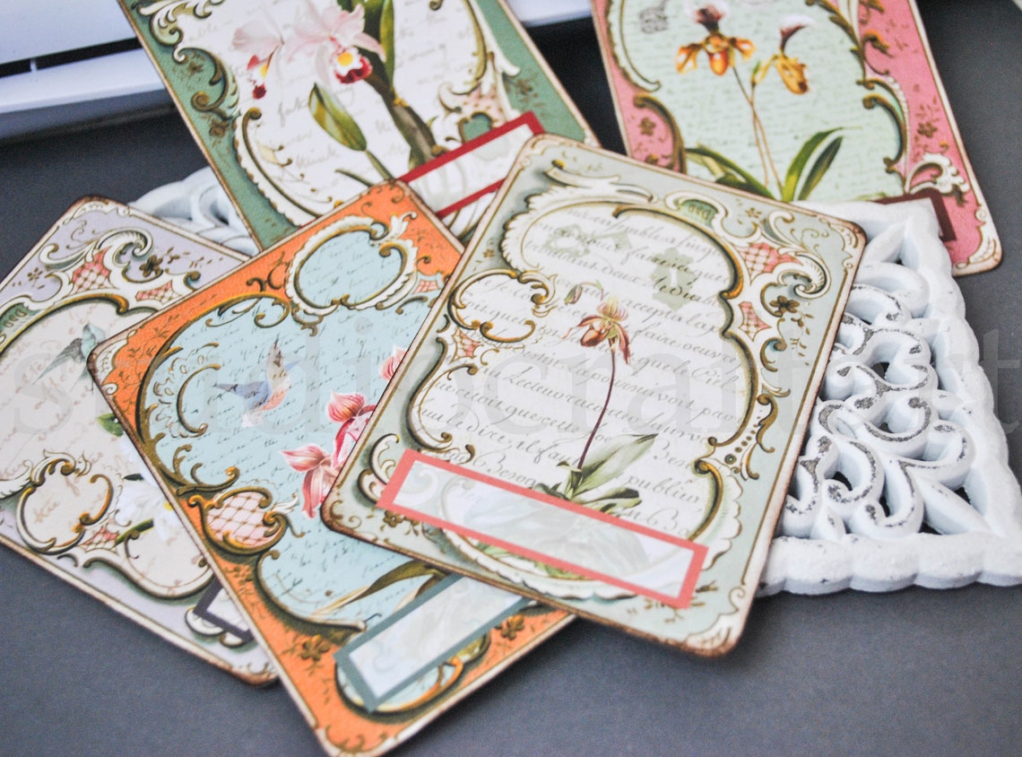 Paper Bookplates Library Ex Libris Bookplates - Etsy