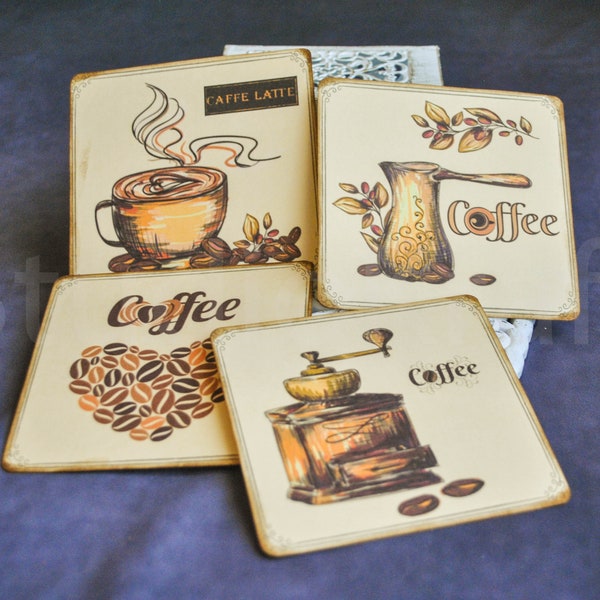 Laminated Coasters - Etsy
