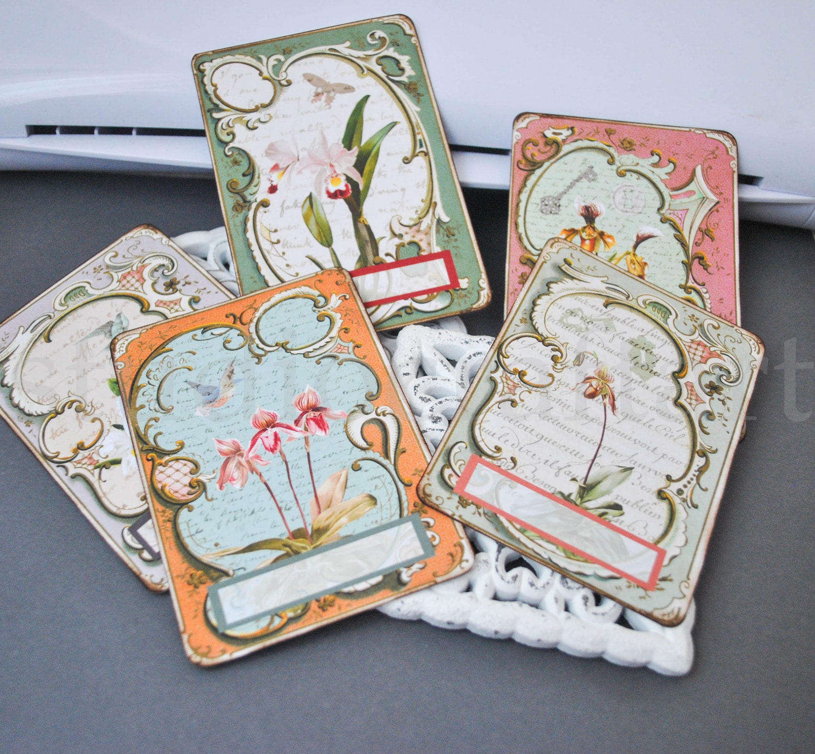 Paper Bookplates Library Ex Libris Bookplates - Etsy