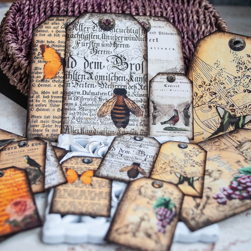 Scrapbooking Tags - Etsy