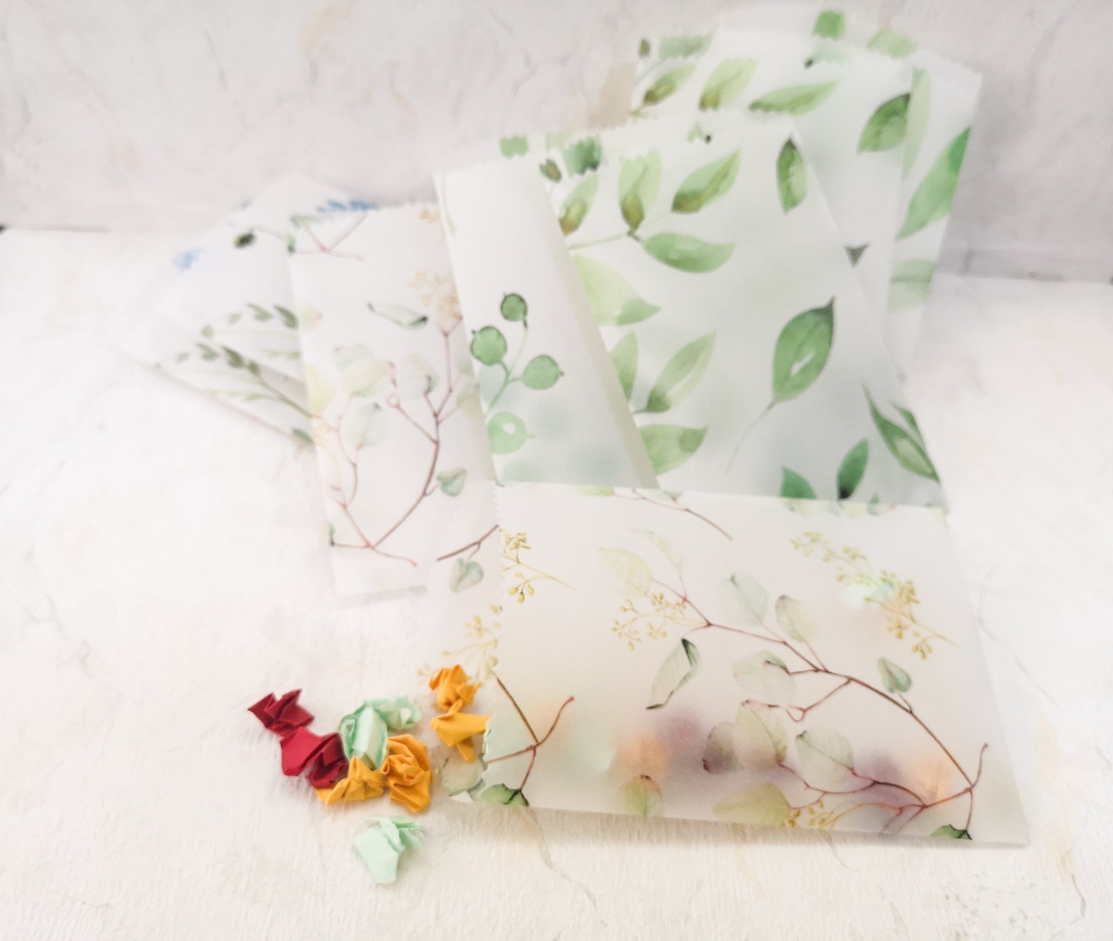 Vellum Favor Seed Packets Greenery Glassine Bags Translucent - Etsy