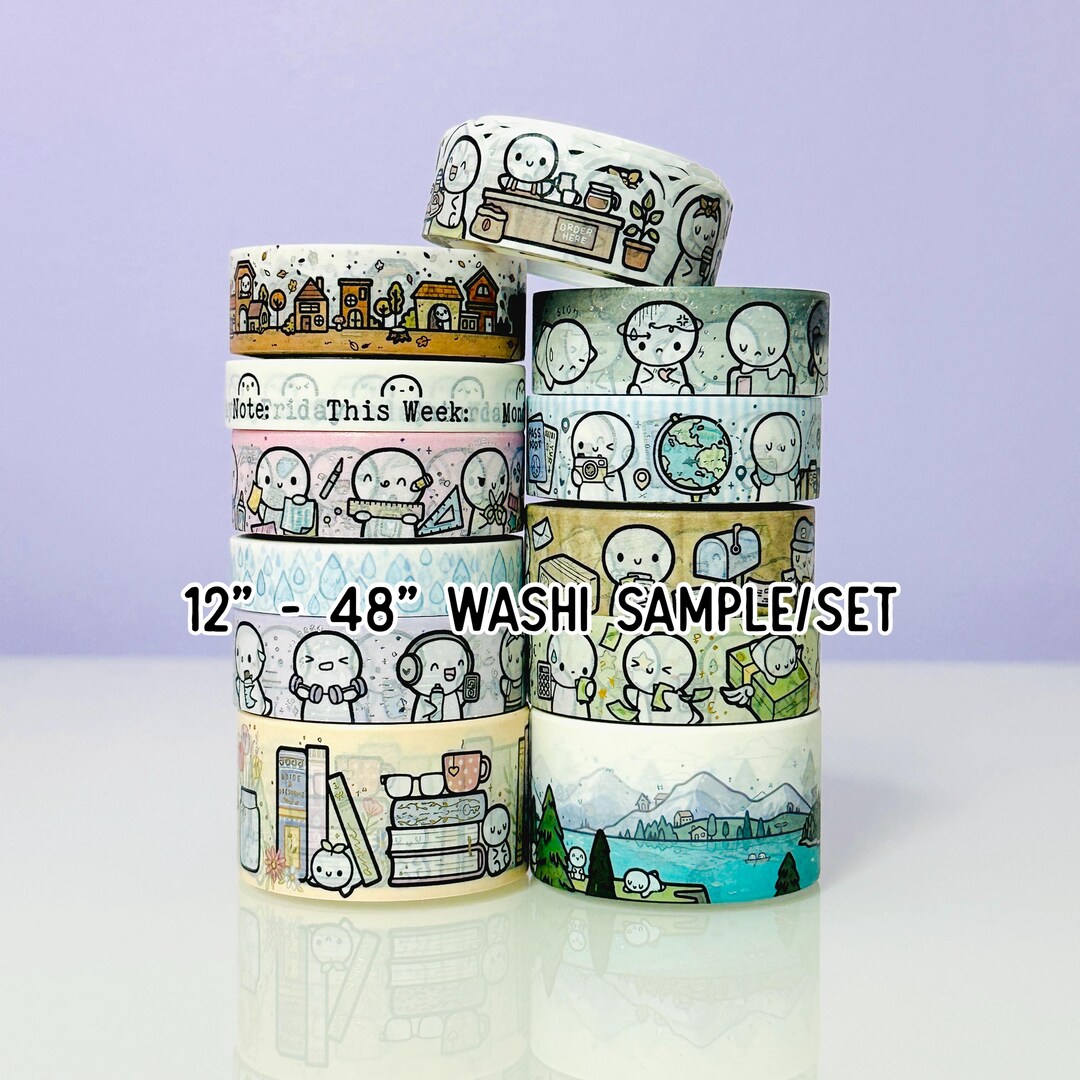 12" - 48" TCMC Washi Sample/set | Washi Sample 1025 - Etsy