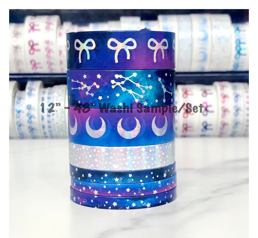 12" - 48" Sample/set Simply Gilded Galaxy 12.0 Cosmos Galaxy | Washi ...