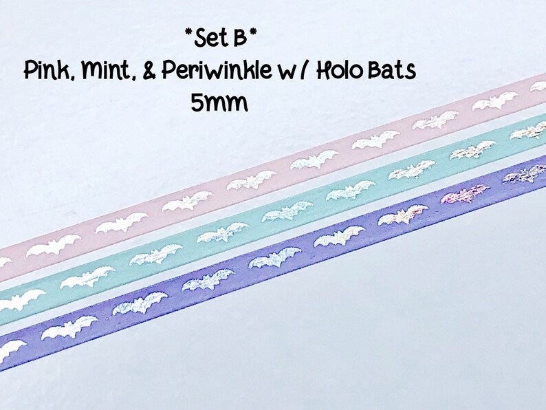 12 48 Sample/set Simply Gilded 5mm Pastel Bats - Etsy