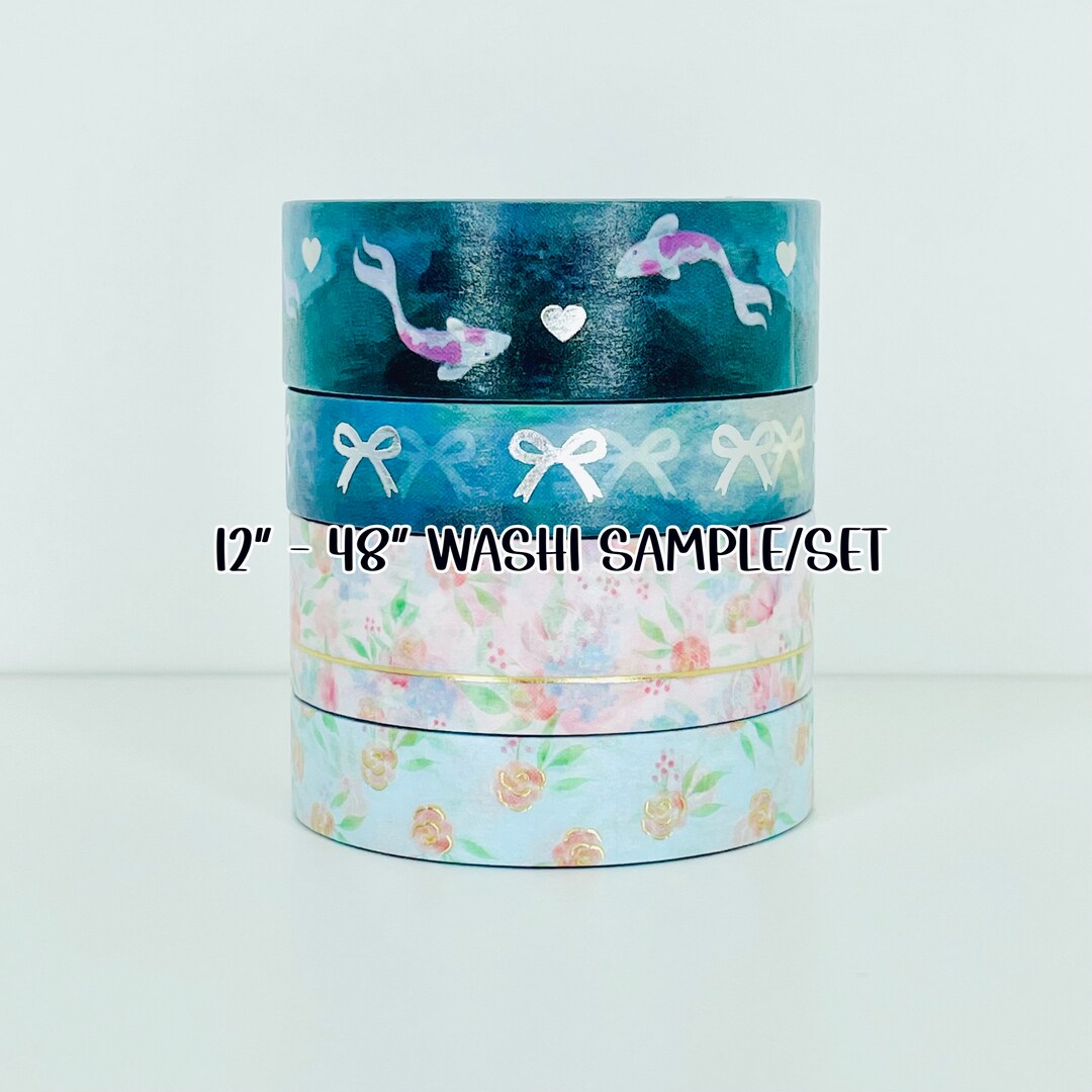 12" - 48" Sample/set Simply Gilded Masterpiece Koi Washi | Spring ...