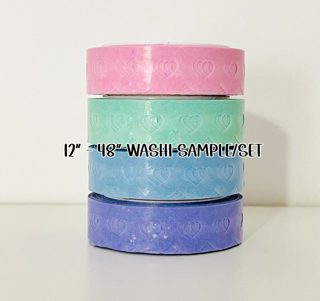 12” - 48" Sample Simply Gilded Spring Heart Lace Scallop Washi ...