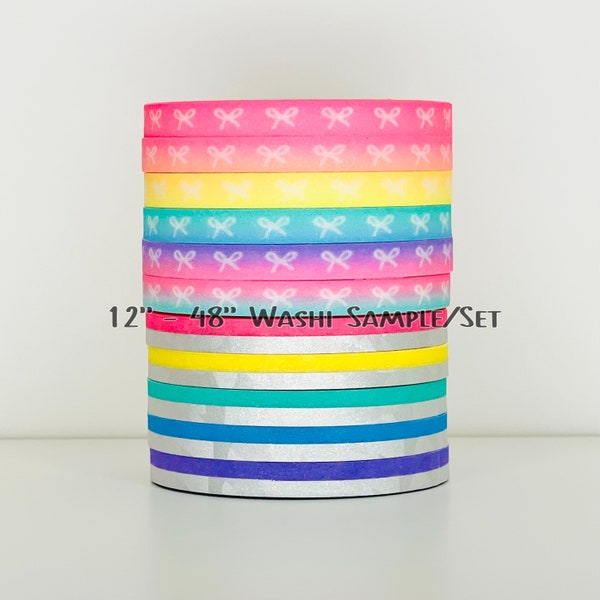 Neon Washi Tape - Etsy