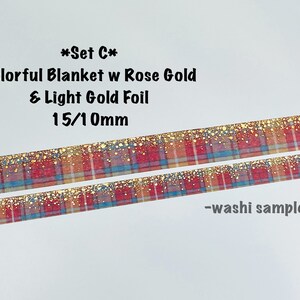 12" - 48" Sample/set Simply Gilded Cozy Stardust Washi | Fall Washi | Cozy Fall Washi | Washi ...