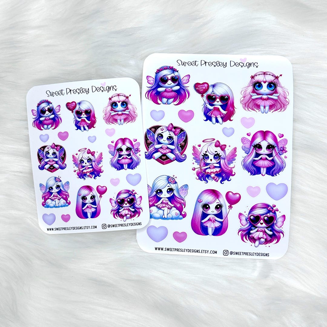 Cupid's Cuties Valentine's Day Deco Stickers | Valentine's Day Stickers ...