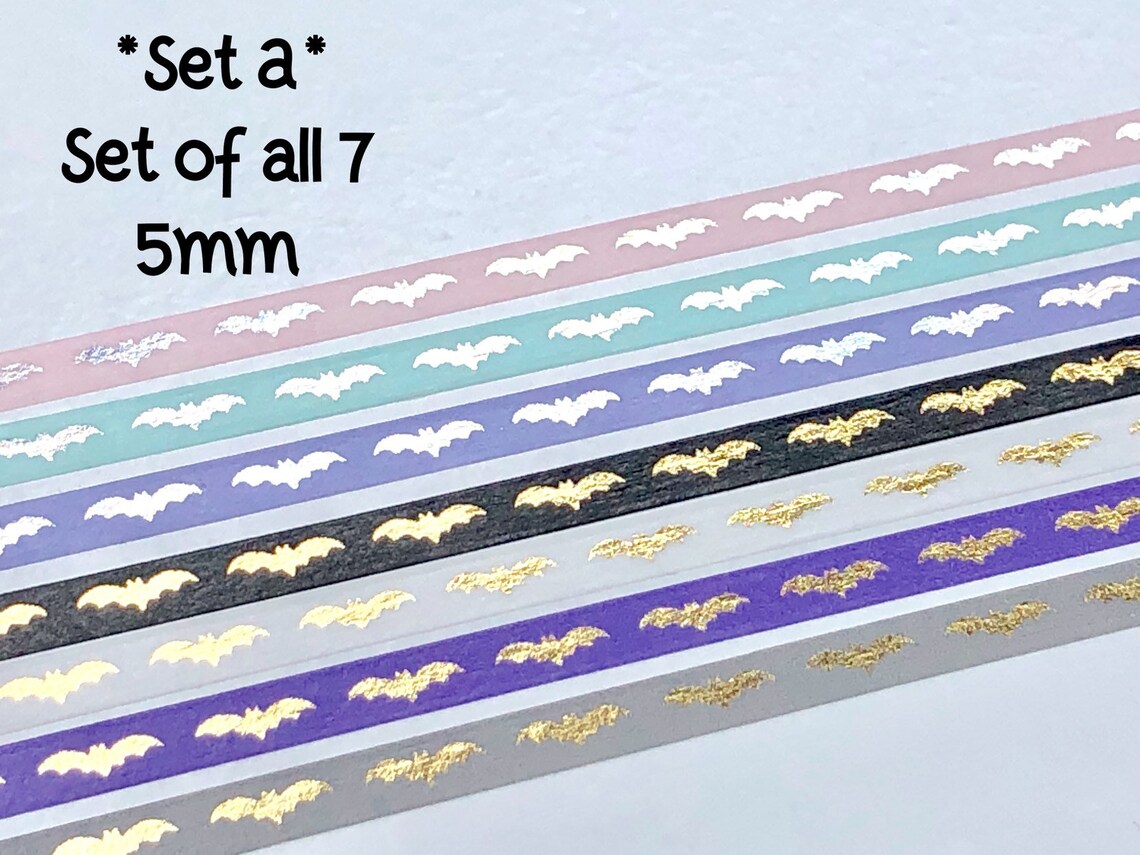 12 48 Sample/Set Simply Gilded 5mm Pastel Bats | Etsy