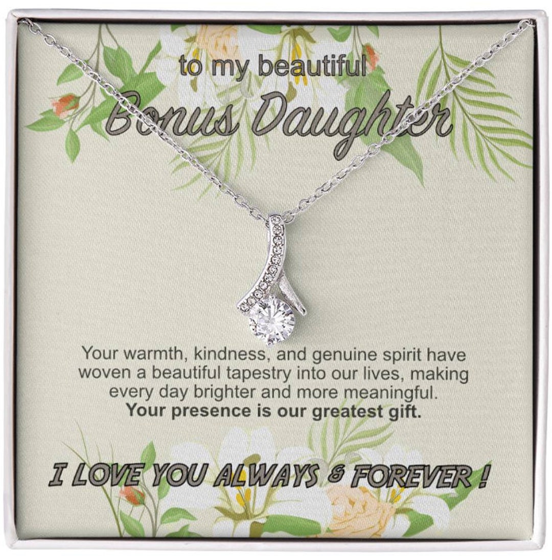 To My Bonus Daughter From Mother-in-law, Gift to Stepdaughter ...