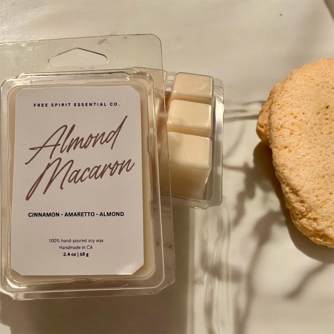 Almond Macaron Wax Melt: Amaretto Vanilla Cinnamon Soy Wax - Etsy