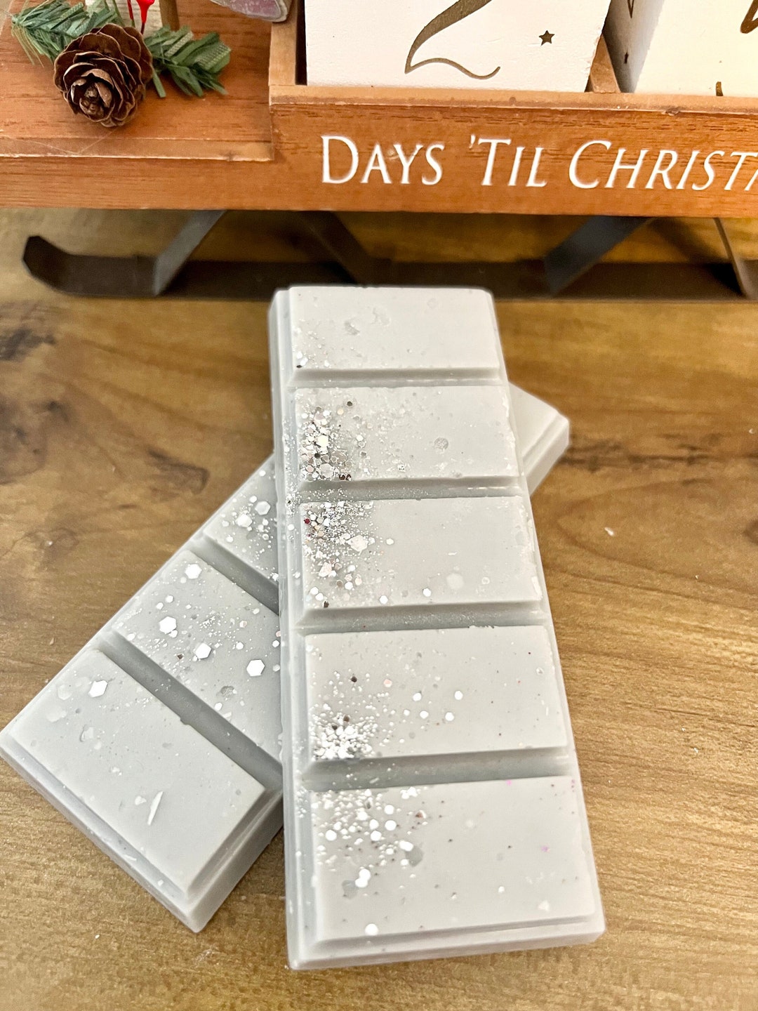Winter Cabin Wax Snap Bars Chestnut Oakmoss Rain Holiday Christmas Wax ...