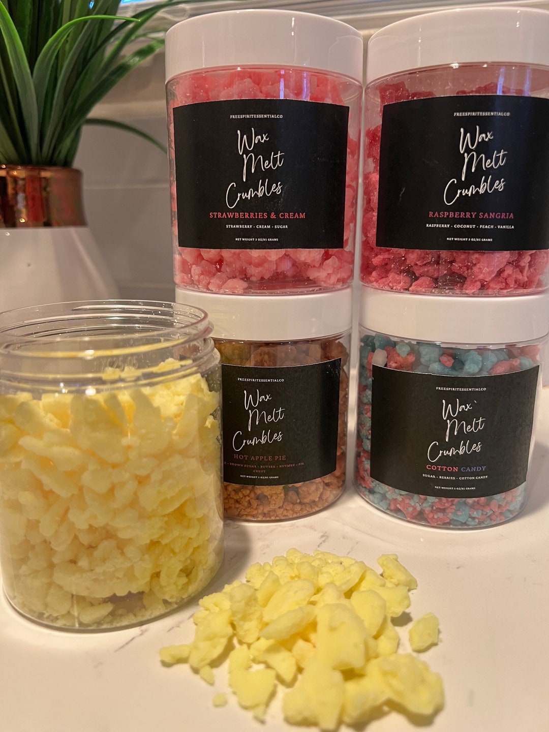 Wax Melt Crumble Wax Melt for Warmer Lemon Pound Cake Raspberry Sangria ...