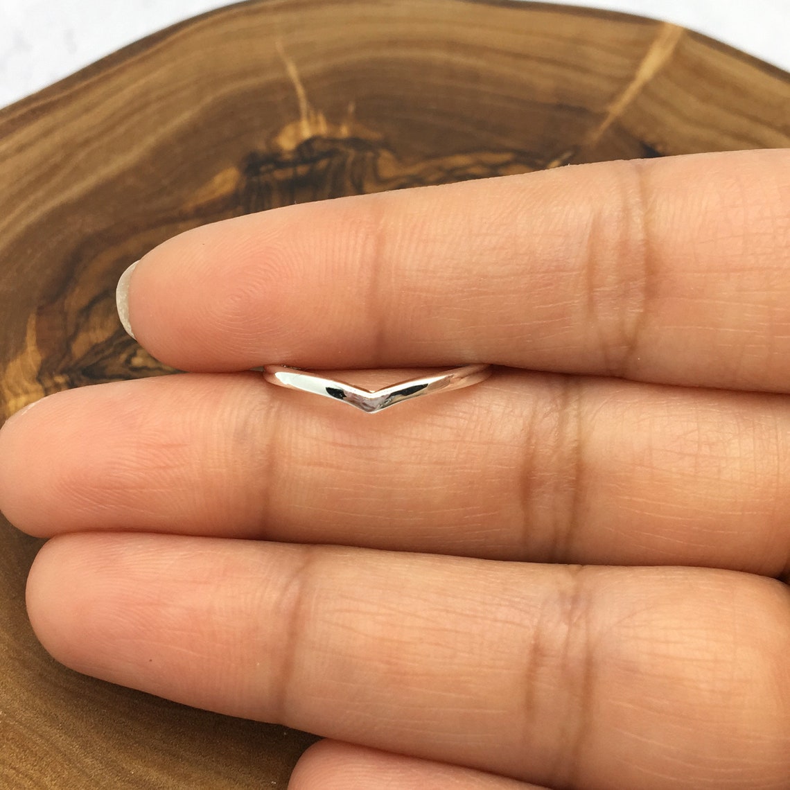 Simple Sterling Silver Ring Adjustable Ring Delicate Ring | Etsy