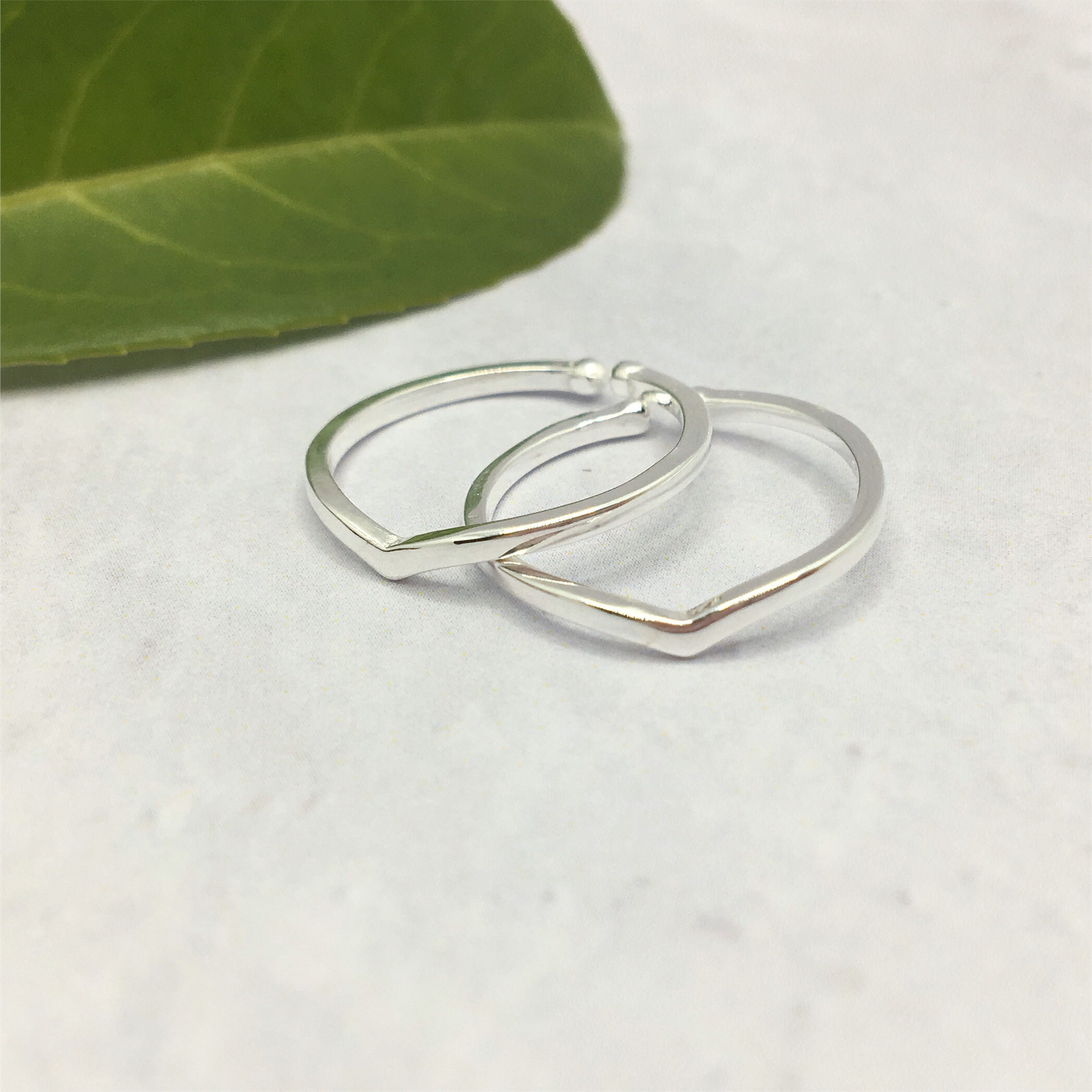 Simple Sterling Silver Ring Adjustable Ring Delicate Ring | Etsy